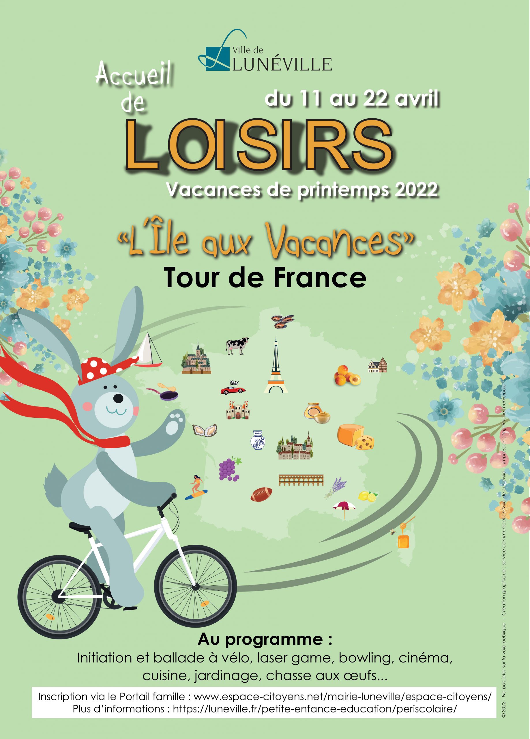Centre de Loisirs – Printemps 2022 | Ville de Lunéville
